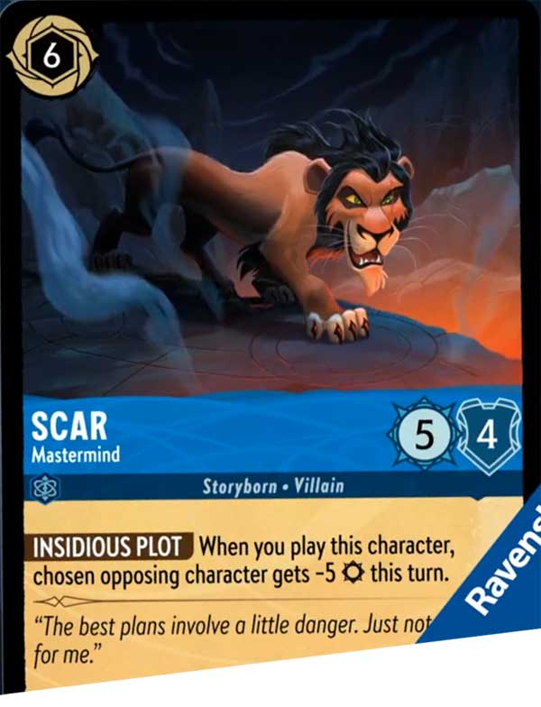 Scar, Mastermind : Disney Lorcana TCG