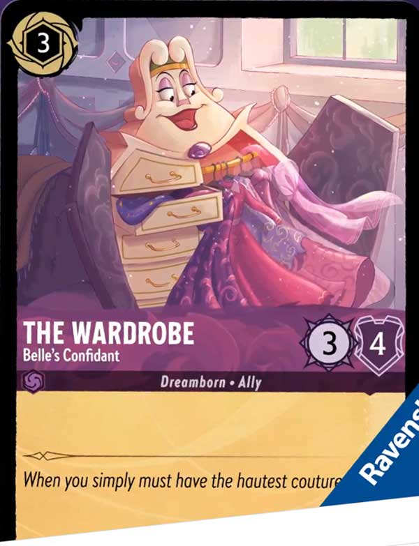 The Wardrobe, Belle's Confidant : Disney Lorcana TCG